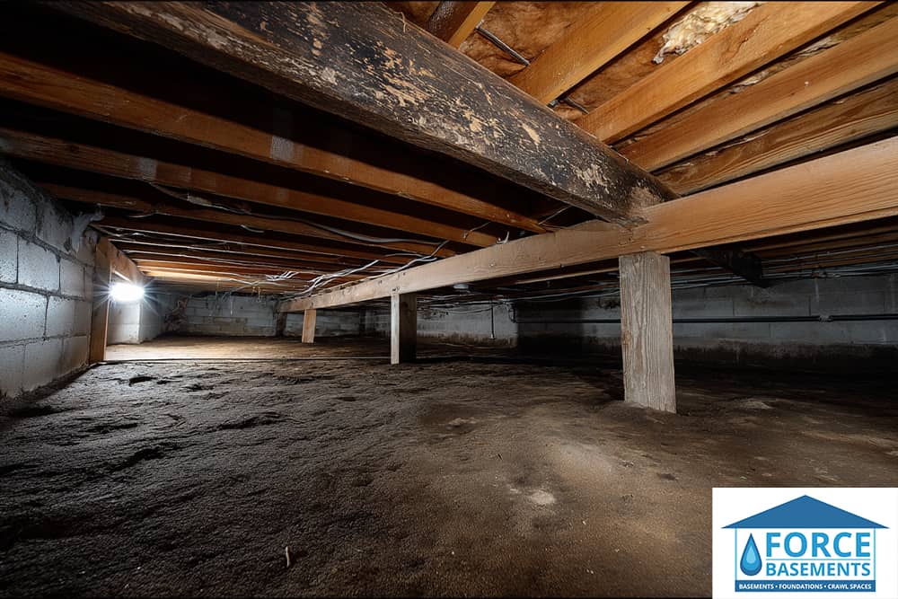 Expert Moisture in Crawl Space Services - Force Basements